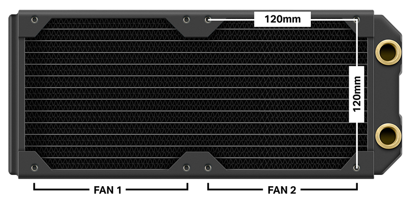 Hydro X Series XR5 240 NEO Water Cooling Radiator